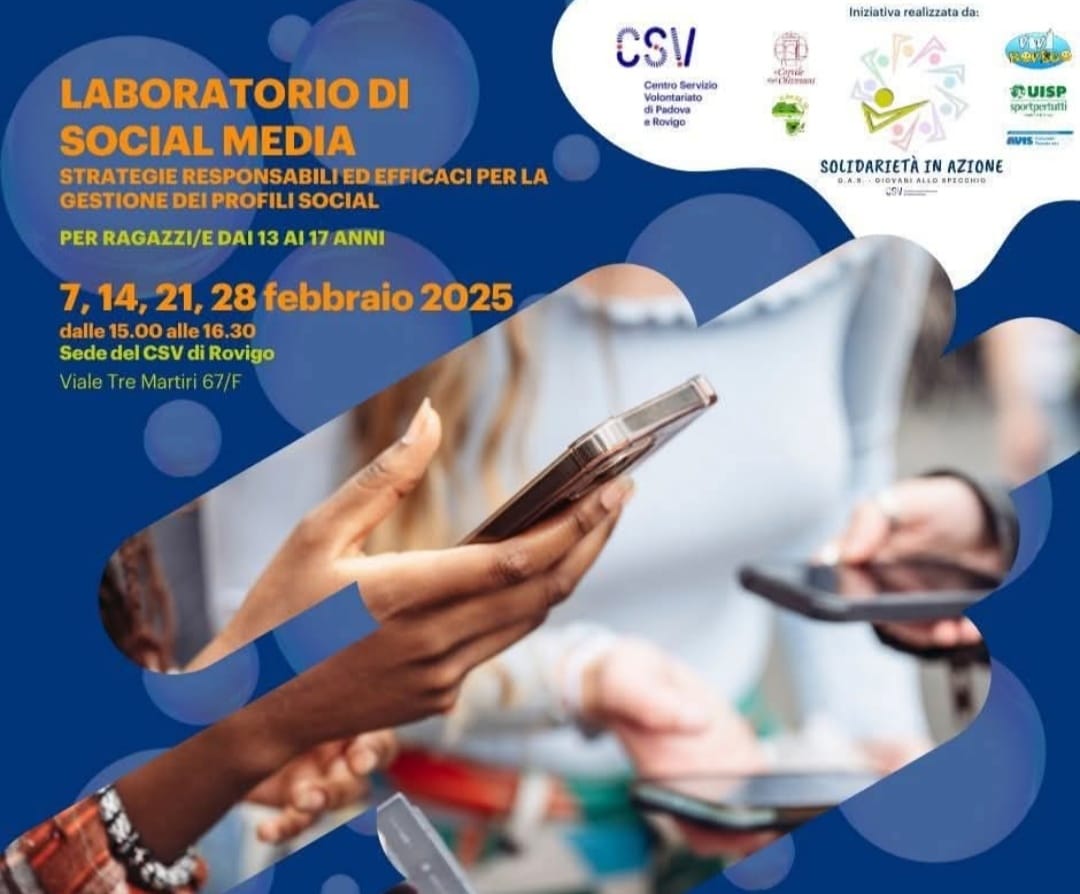 Un laboratorio di social media al CSV - BlueTu